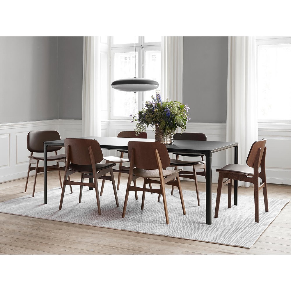 Buy the Fredericia Soborg Chair Fully Upholstered - Wooden Frame at ...