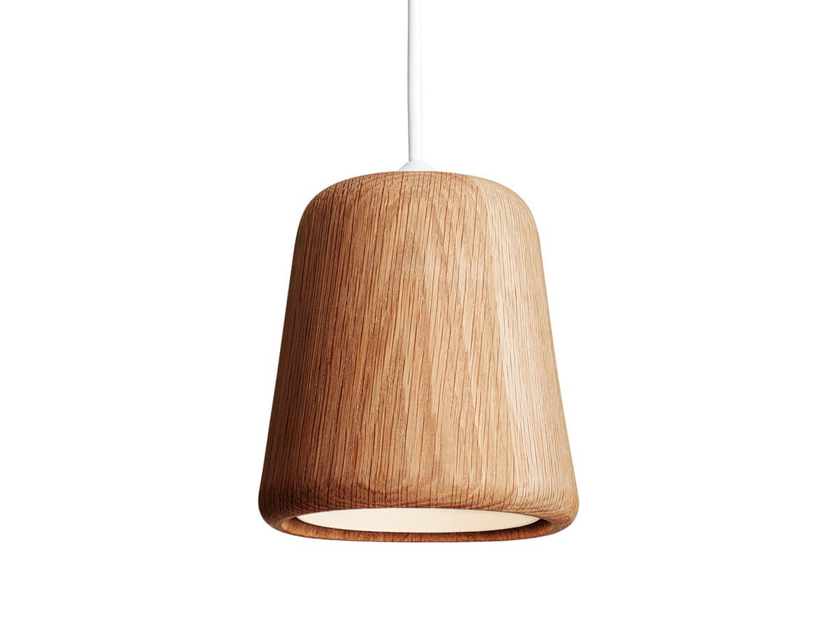 Buy the New Works Material Pendant Light - Oak at nest.co.uk