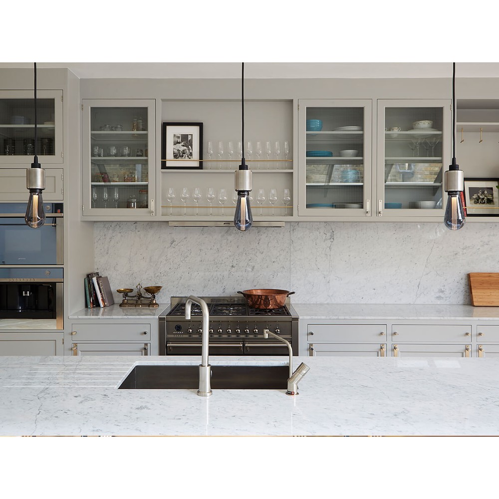 Buy the Buster + Punch Heavy Metal Pendant Light - Buster Teardrop Bulb ...