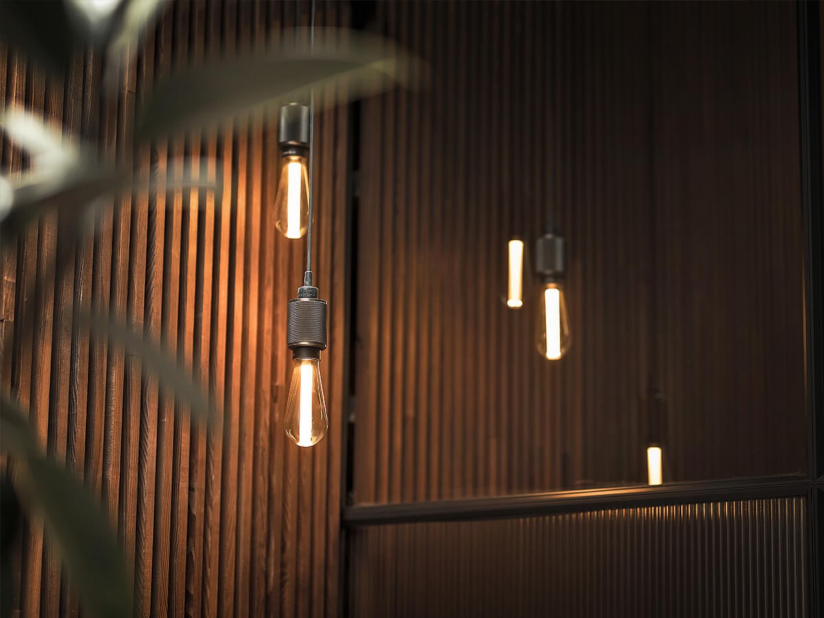 Buy the Buster + Punch Heavy Metal Pendant Light - Buster Teardrop Bulb ...