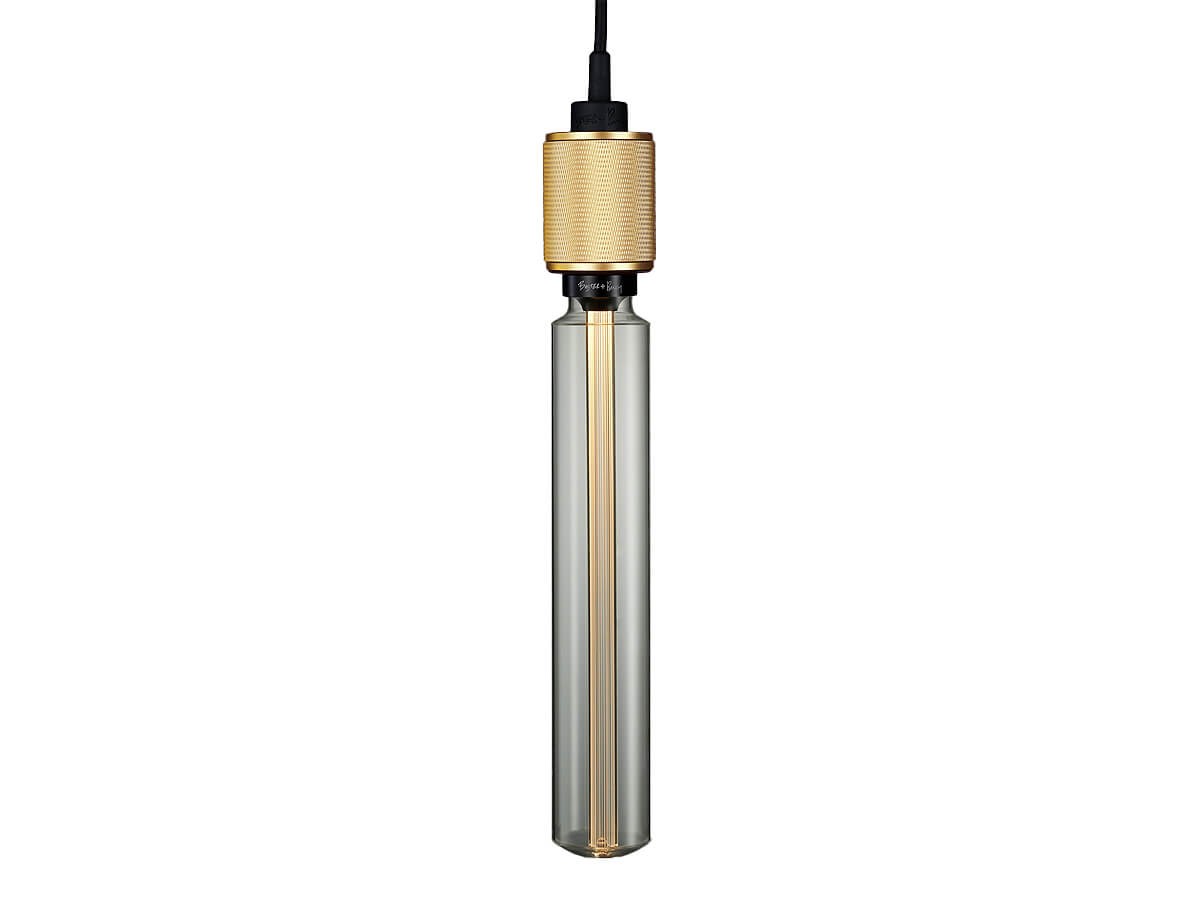 Buy the Buster + Punch Heavy Metal Pendant Light - Buster Tube Bulb at ...