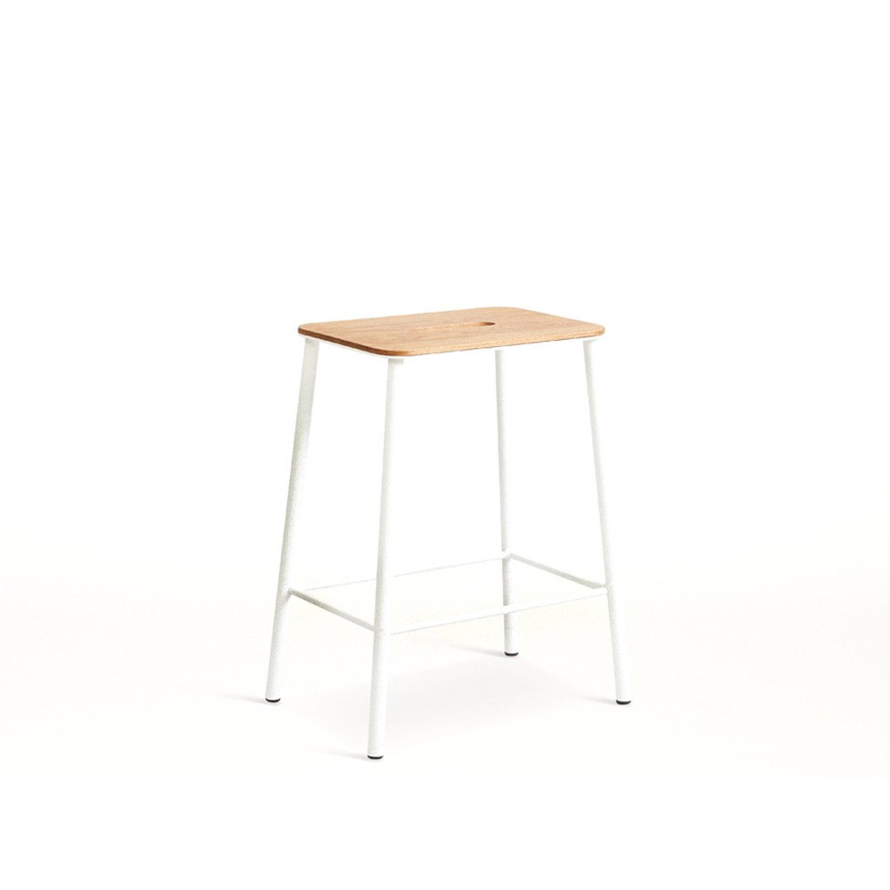 Buy the Frama Adam Stool Oak at nest.co.uk