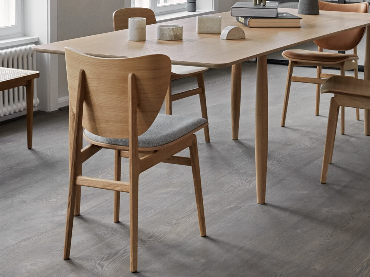 Buy the NORR11 Elephant Dining Chair - Wool at nest.co.uk