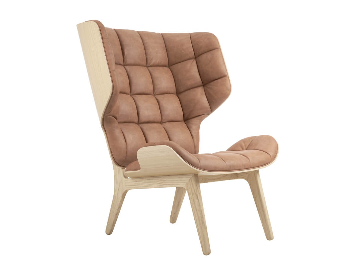 Buy the NORR11 Mammoth Chair - Vintage Leather at nest.co.uk