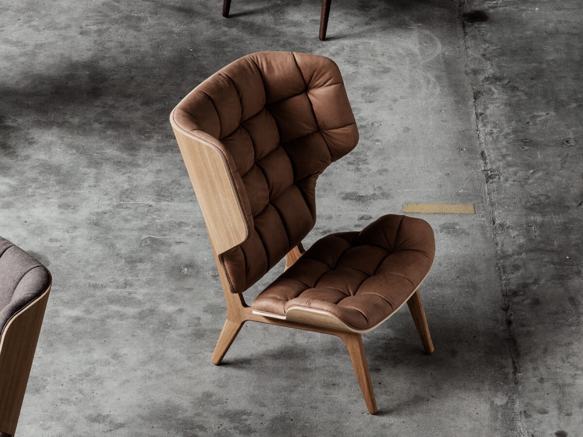 Buy the NORR11 Mammoth Chair - Vintage Leather at nest.co.uk