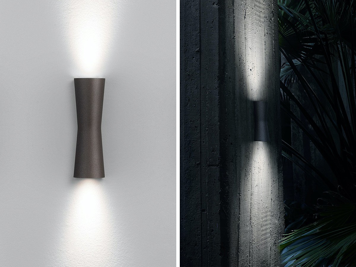 Buy the Flos Clessidra Outdoor Wall Light at nest.co.uk