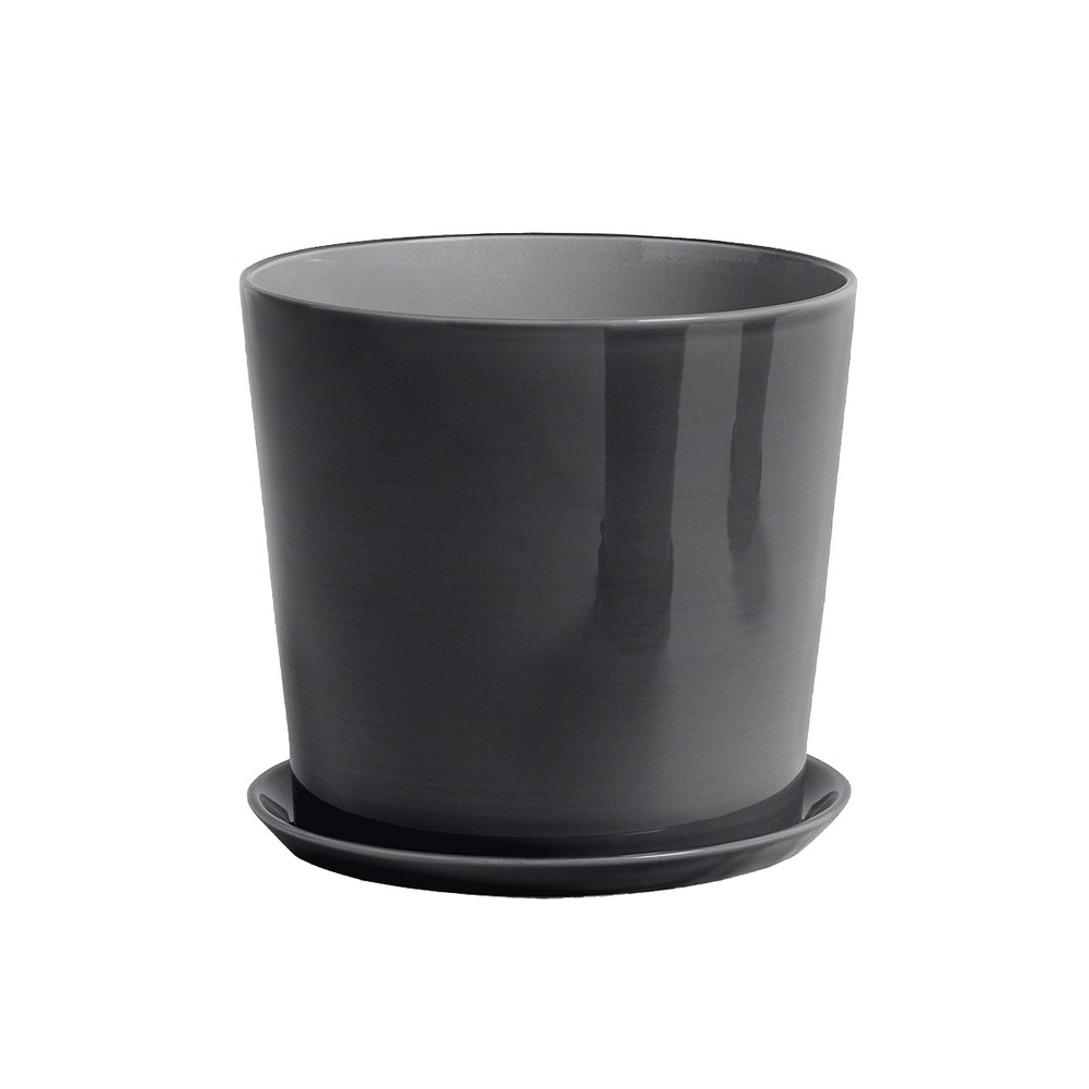 Buy the Hay Botanical Plant Pot with Saucer at nest.co.uk