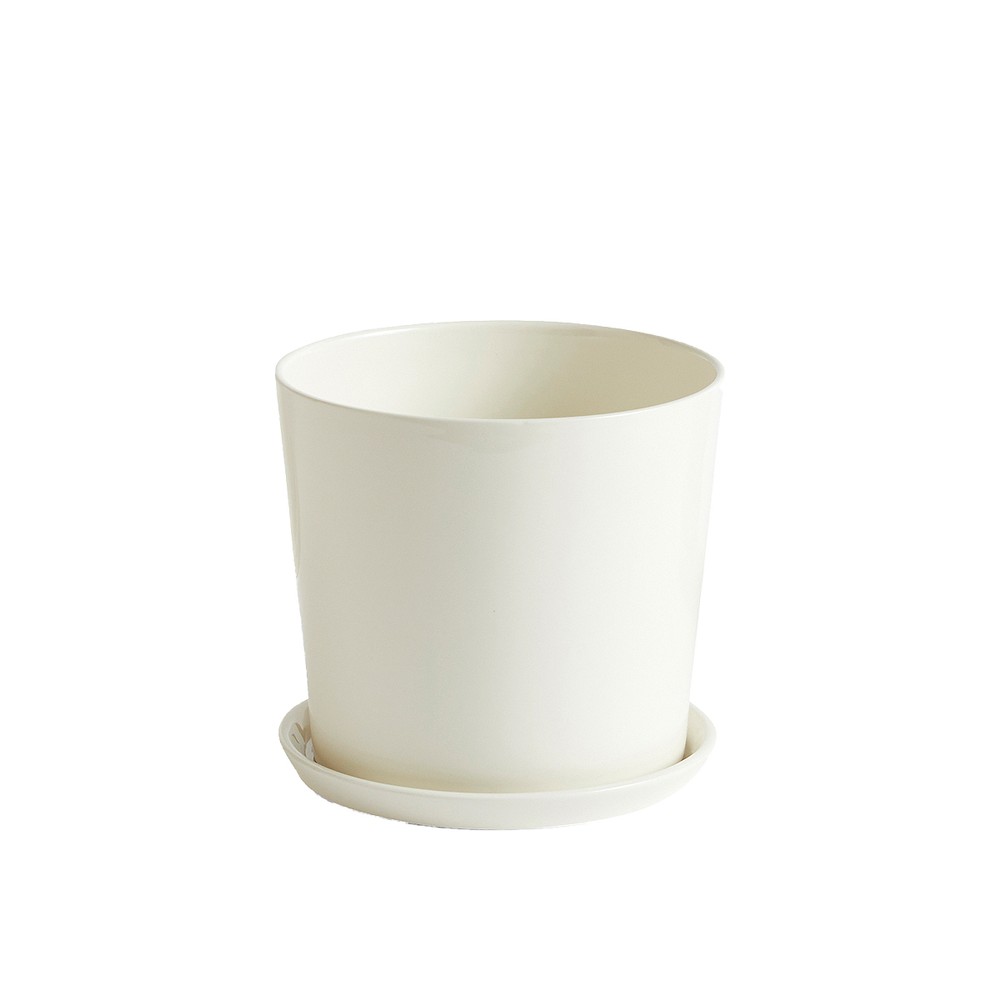 Buy the Hay Botanical Plant Pot with Saucer at nest.co.uk