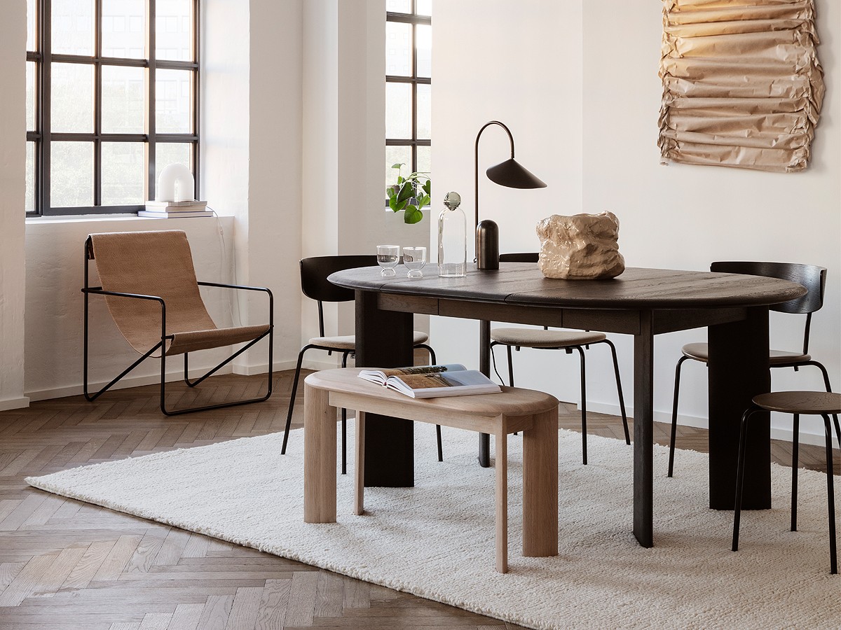 Buy the ferm LIVING Bevel Extendable Table at nest.co.uk