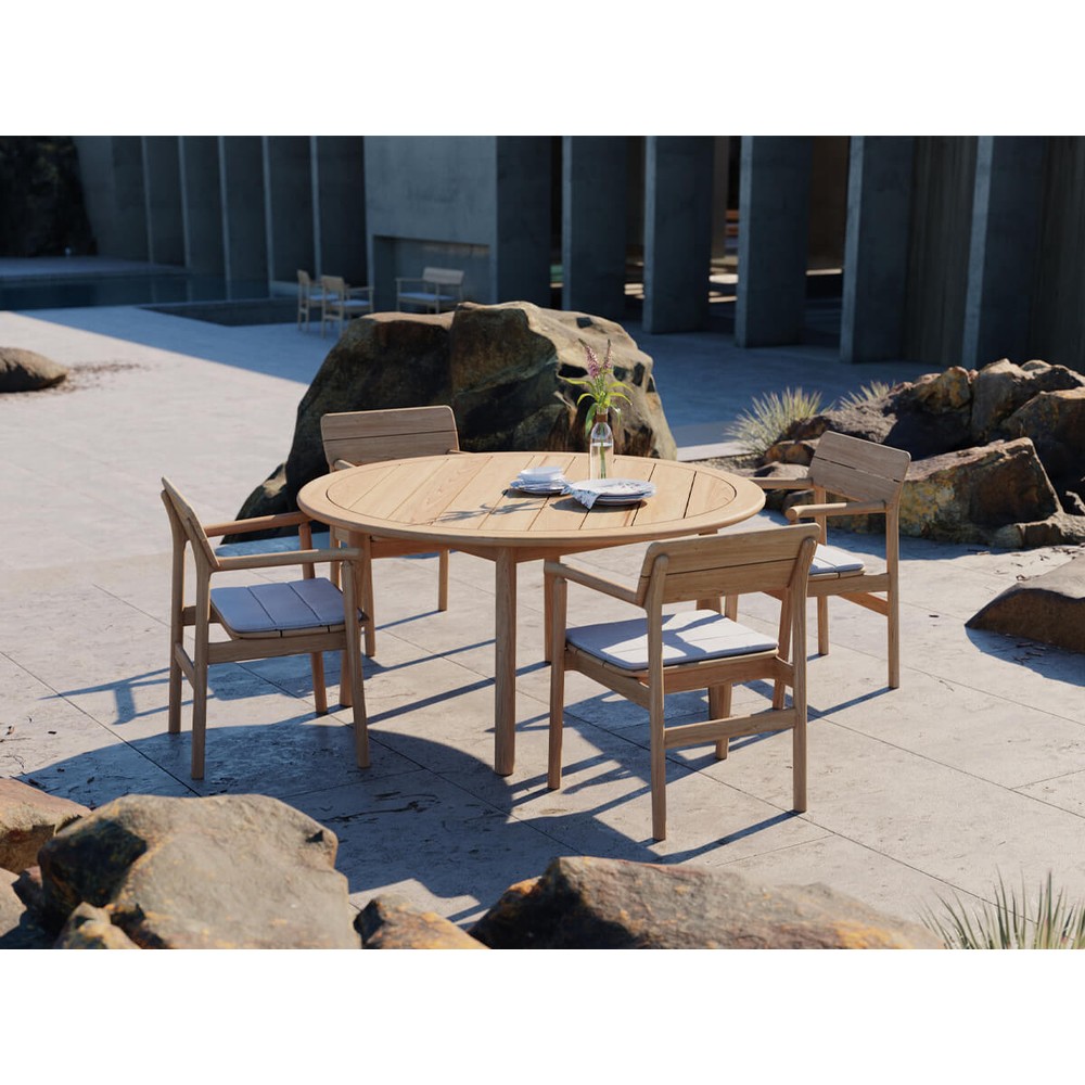 Buy the Case Furniture Tanso Outdoor Round Dining Table at nest.co.uk