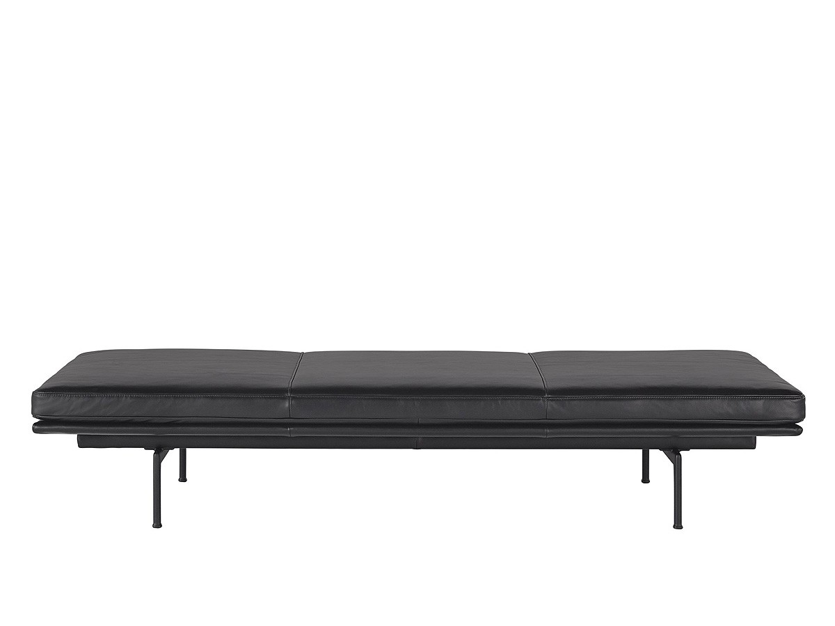 Buy the Muuto Outline Daybed - Leather at nest.co.uk