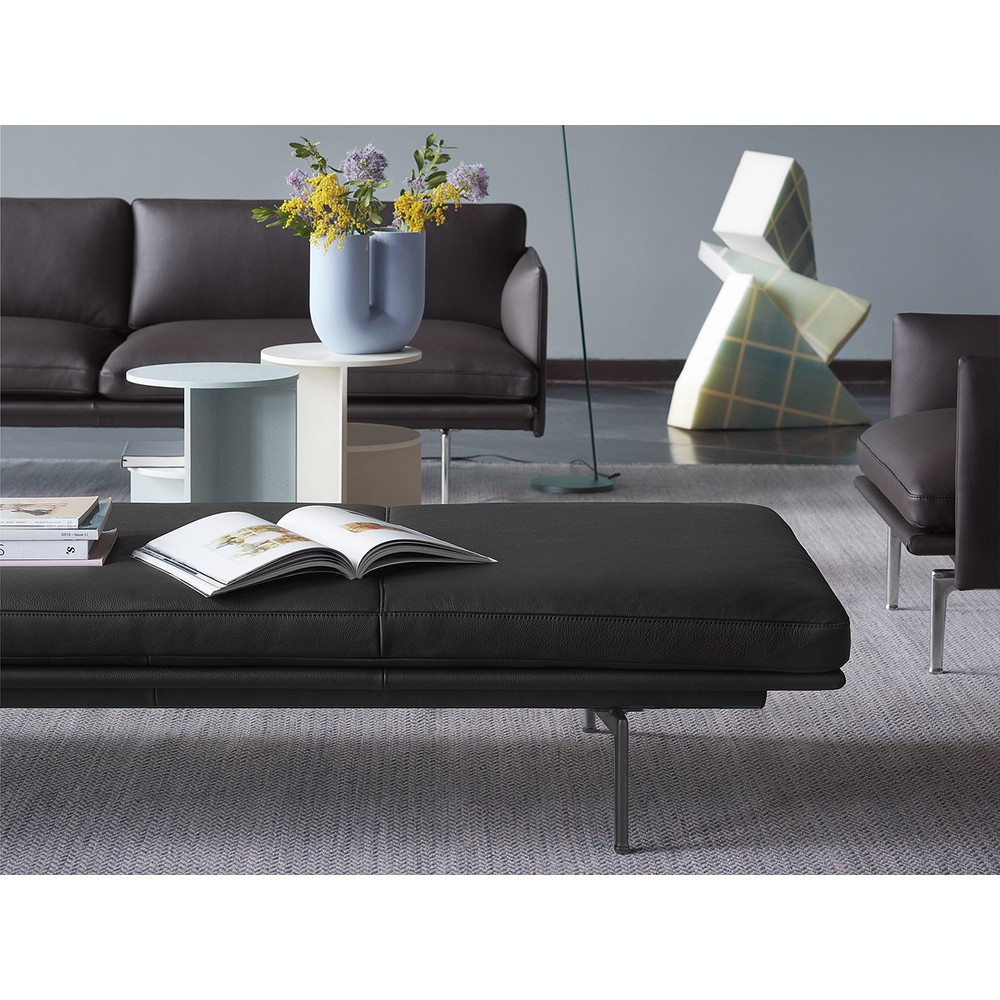 Buy the Muuto Outline Daybed - Leather at nest.co.uk