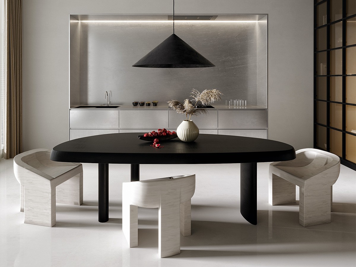 Buy the Cassina 525 Table En Forme Libre Dining Table at nest.co.uk