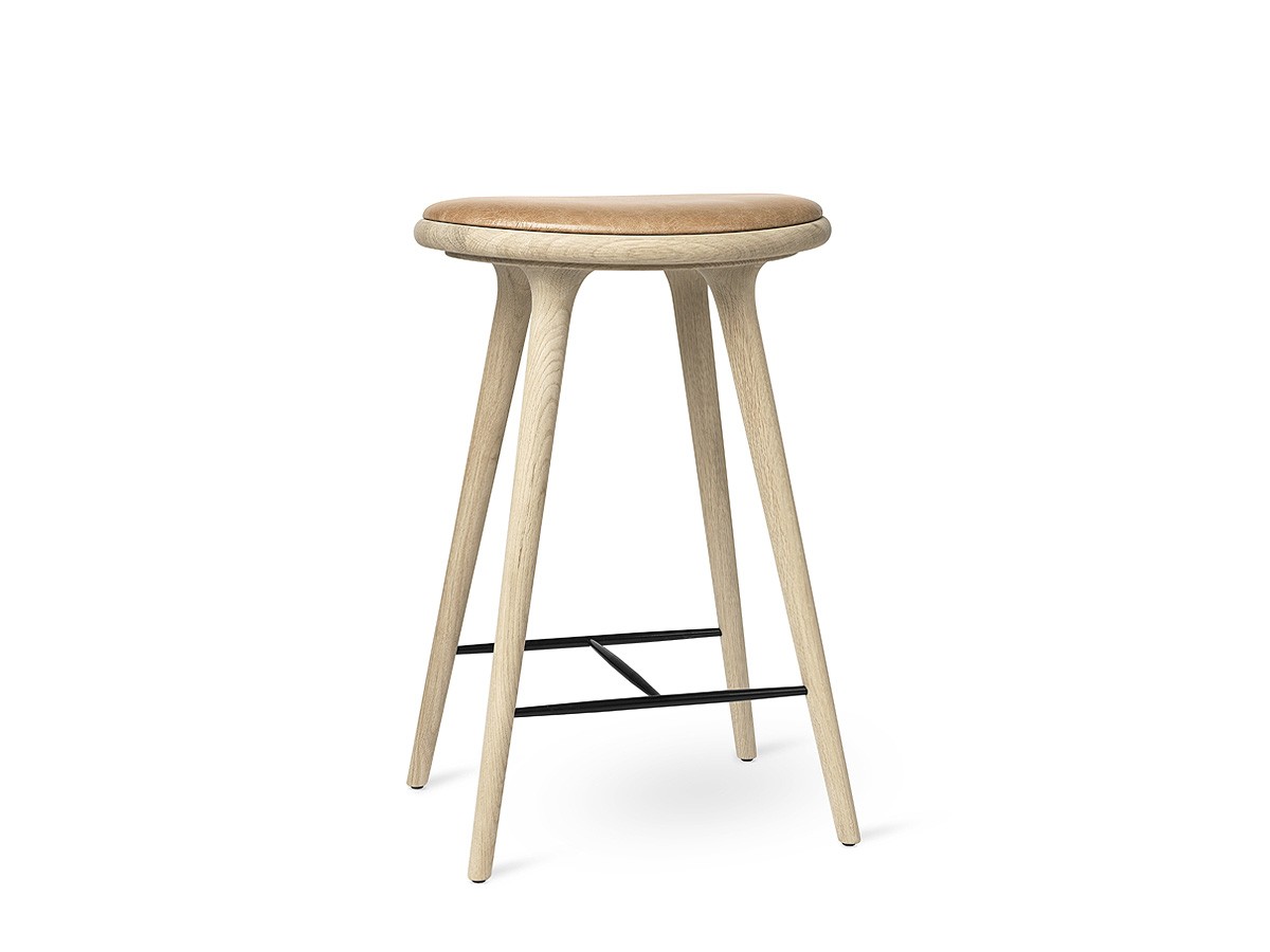 Buy the Mater High Stool - Leather at nest.co.uk