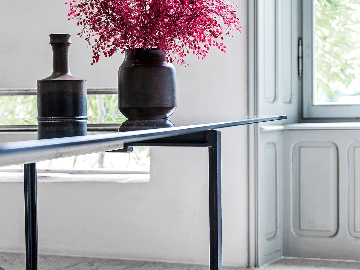 Buy the Magis Brut Dining Table with Glass Top at nest.co.uk