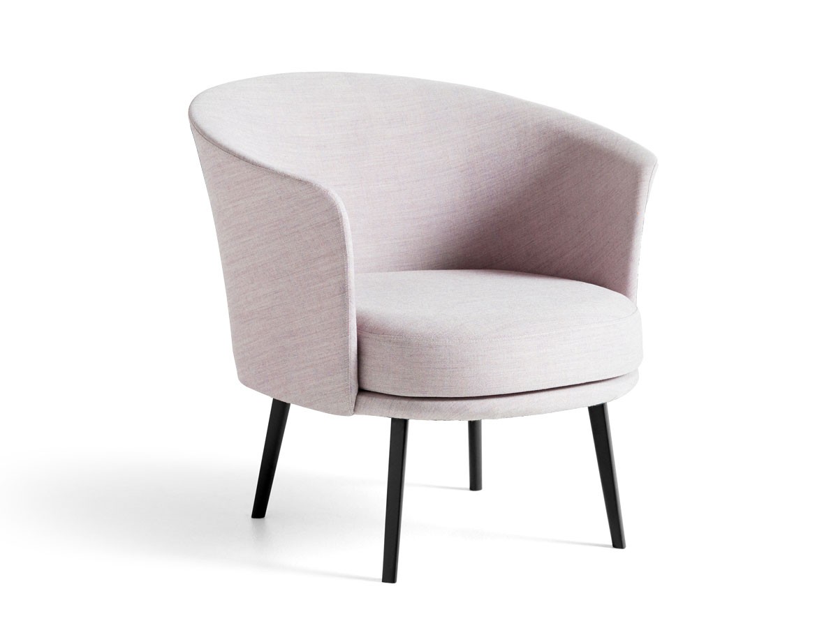 Buy the Hay Dorso Lounge Chair - Black Steel Base at nest.co.uk