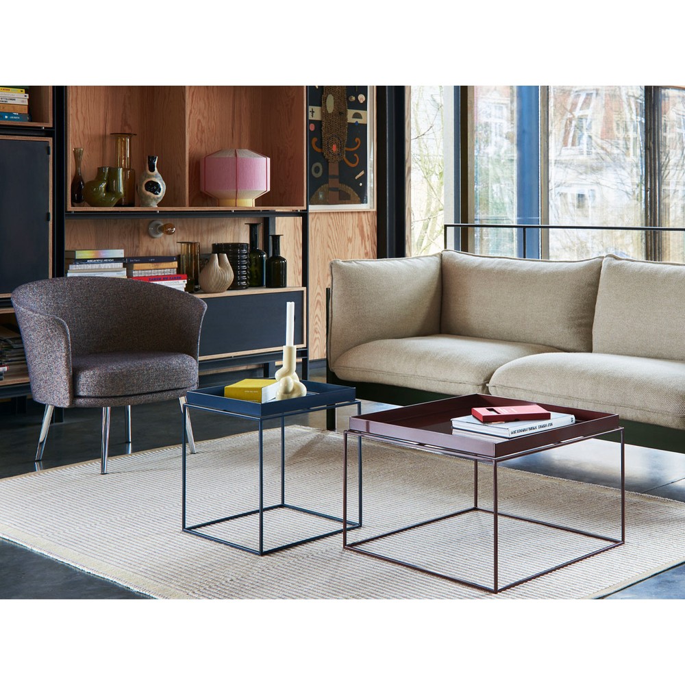 Buy the Hay Dorso Lounge Chair - Chromed Steel Base at nest.co.uk