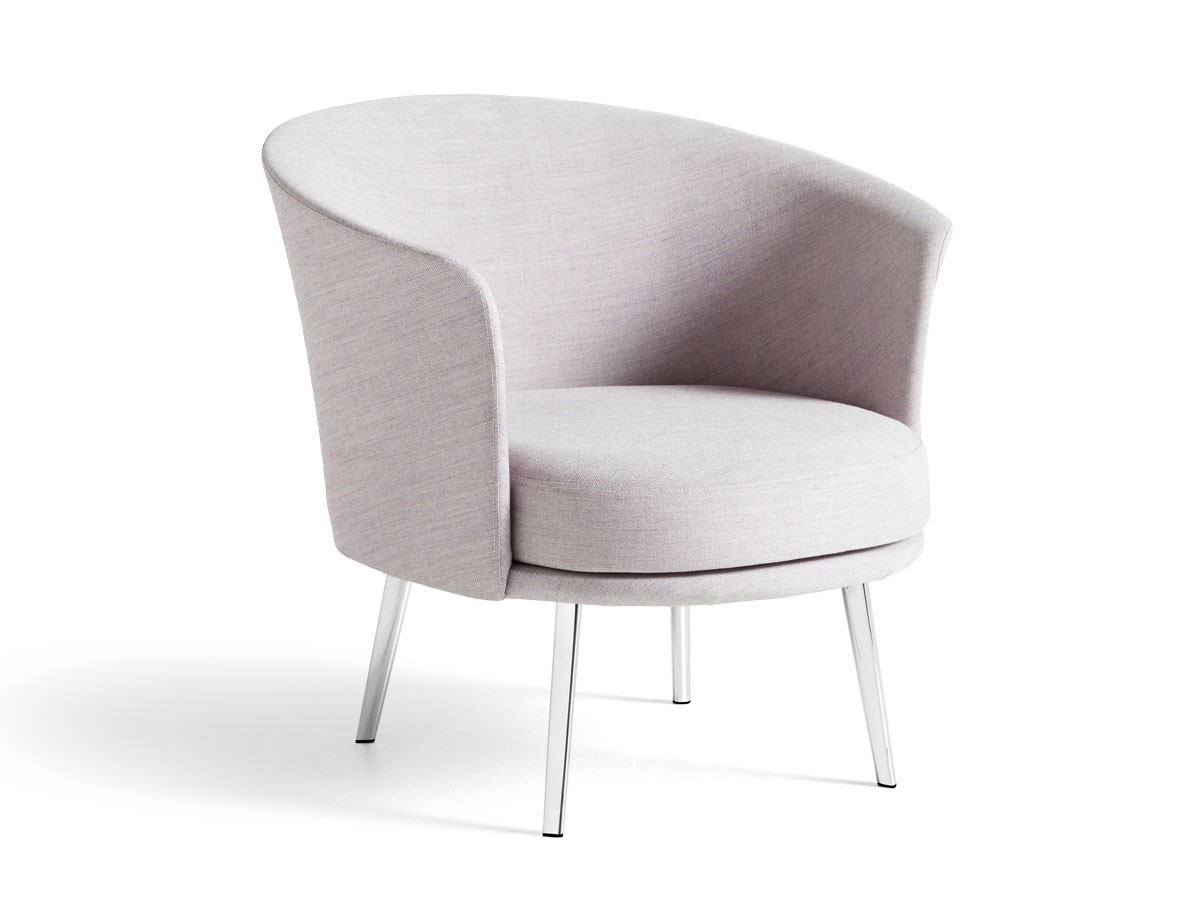 Buy the Hay Dorso Lounge Chair - Chromed Steel Base at nest.co.uk
