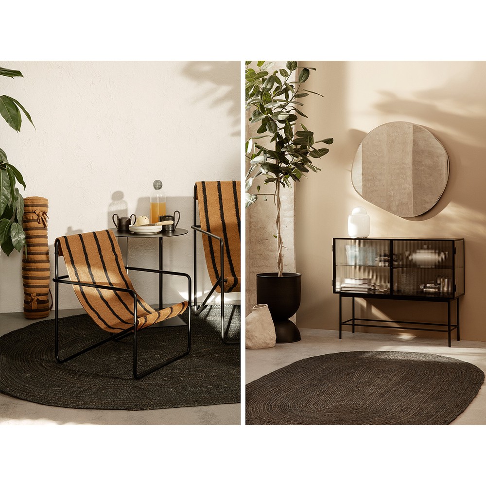 Buy the Ferm Living Eternal Oval Jute Rug at nest.co.uk