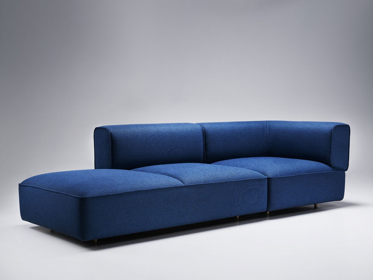 Buy the Wendelbo Poff Two Seater Sofa with Chaise Longue at nest.co.uk