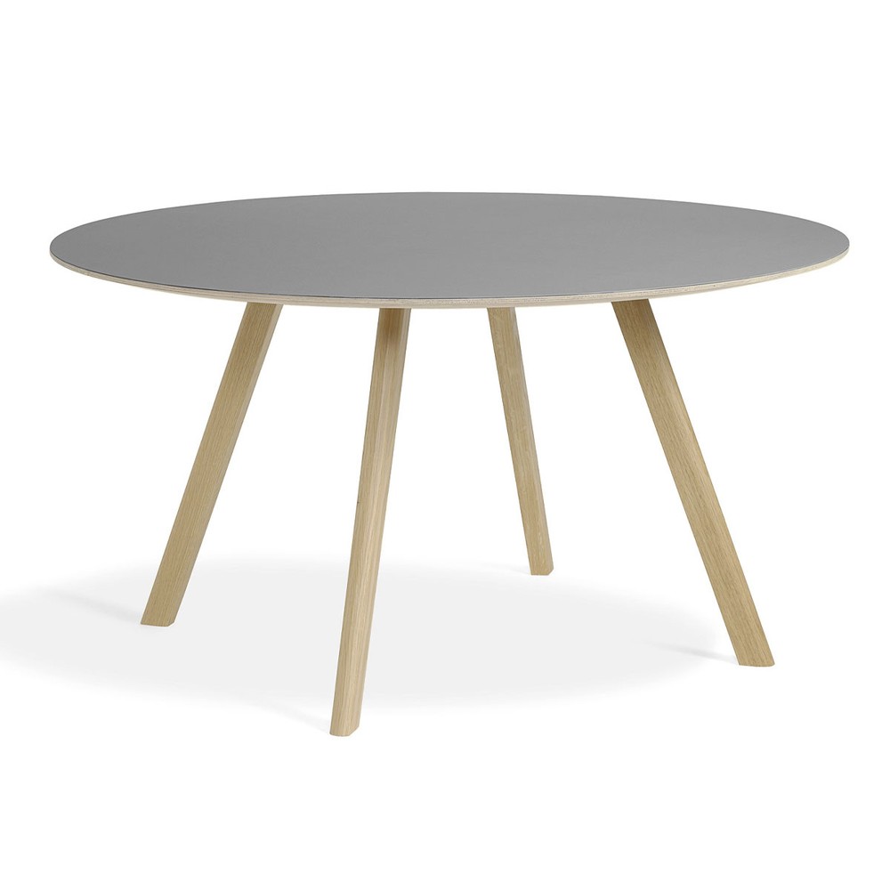Buy the Hay Copenhague Round Table CPH25 with Oak Base in Diameter ...