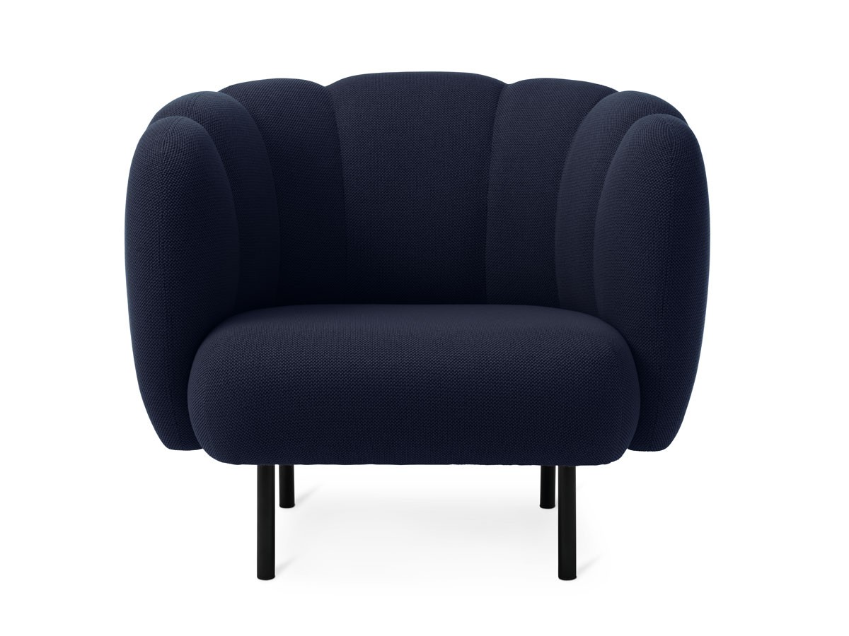 Buy the Warm Nordic Cape Lounge Chair - With Stitches at nest.co.uk