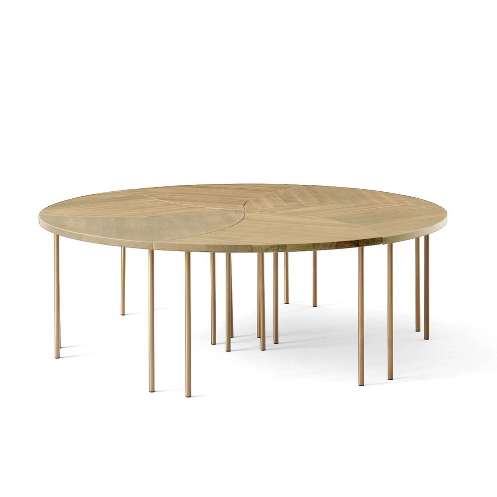 Buy the &Tradition HM7 Pinwheel Modular Table at nest.co.uk
