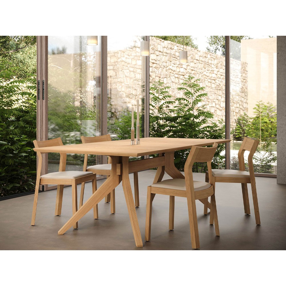 Buy the Case Furniture Cross Fixed Dining Table at nest.co.uk