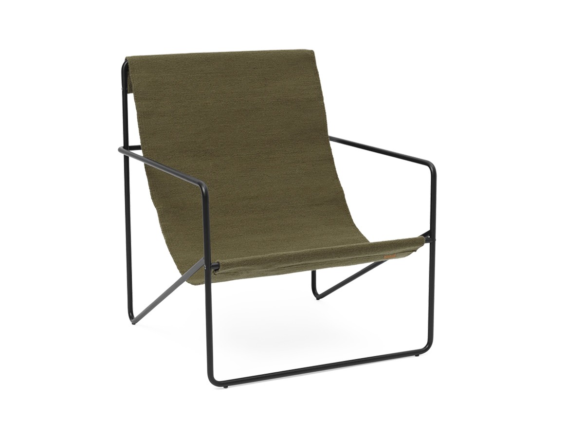 Buy the ferm LIVING Desert Lounge Chair in Black Base at nest.co.uk