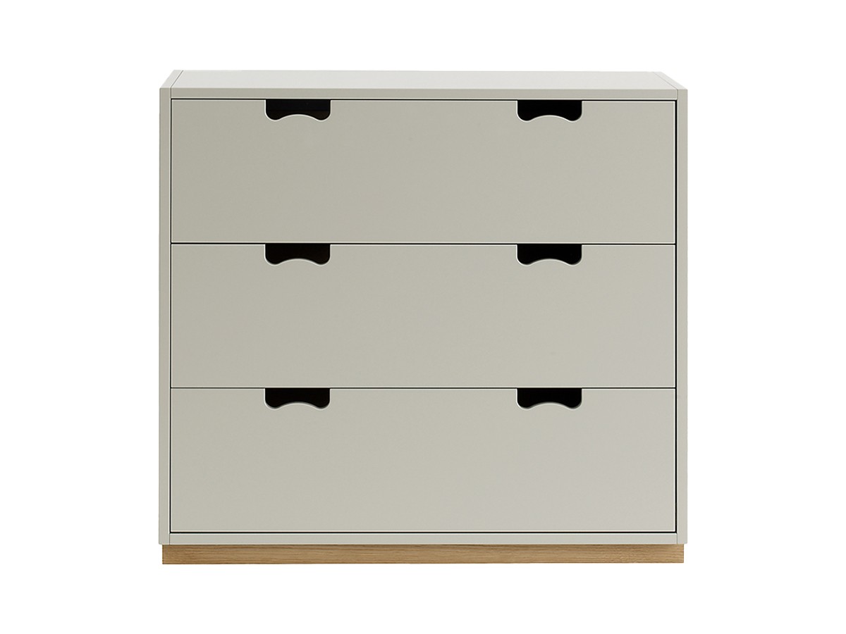 Buy the Asplund Snow A3 Storage Unit - Three Drawers at nest.co.uk