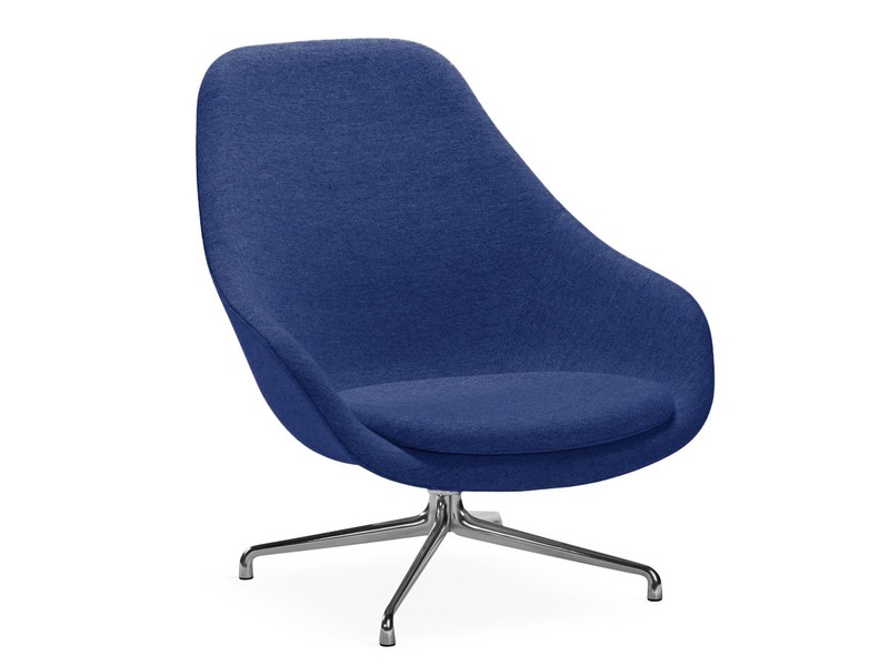 Buy the Hay About a Lounge Chair High AAL 91 - Swivel Base at nest.co.uk