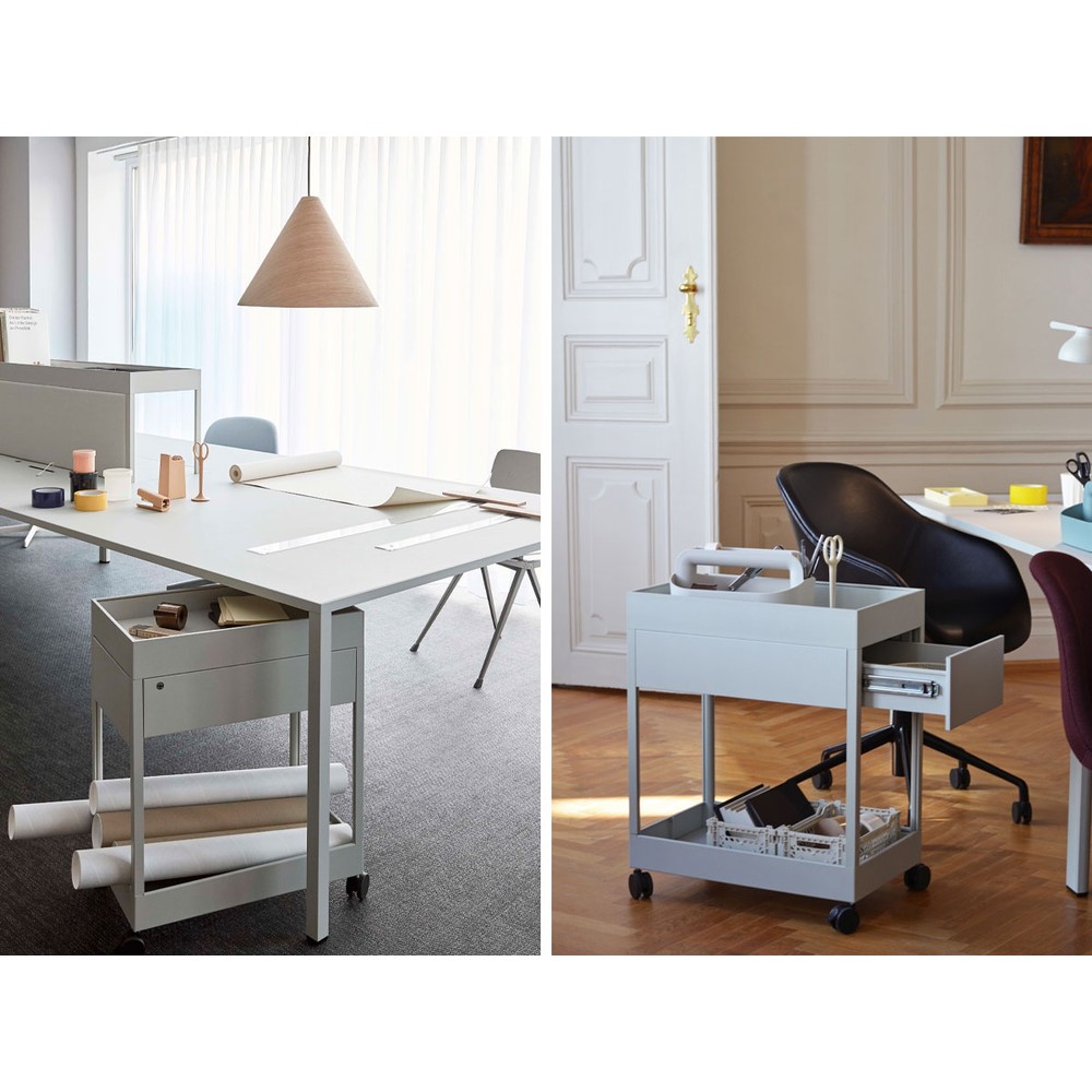 Buy the Hay New Order Shelving System - Trolley Combination A at nest.co.uk