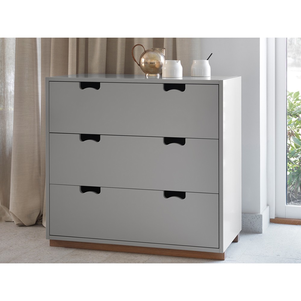 Buy the Asplund Snow A3 Storage Unit - Three Drawers at nest.co.uk