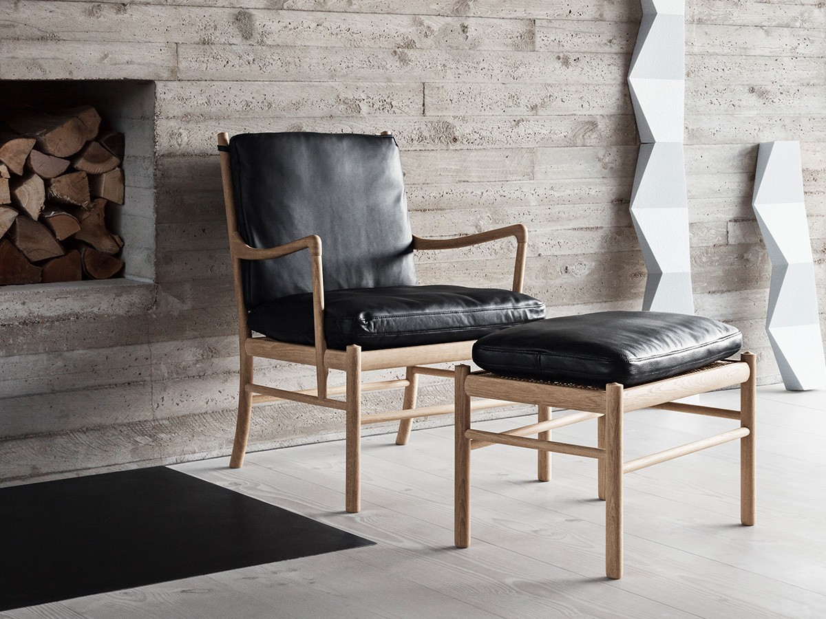 Buy the Carl Hansen & Son OW149 Colonial Lounge Chair - Leather at nest ...