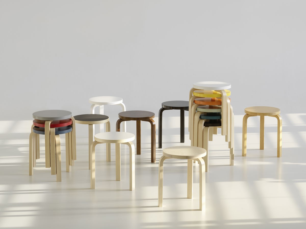 Buy the Artek 60 Stool at nest.co.uk