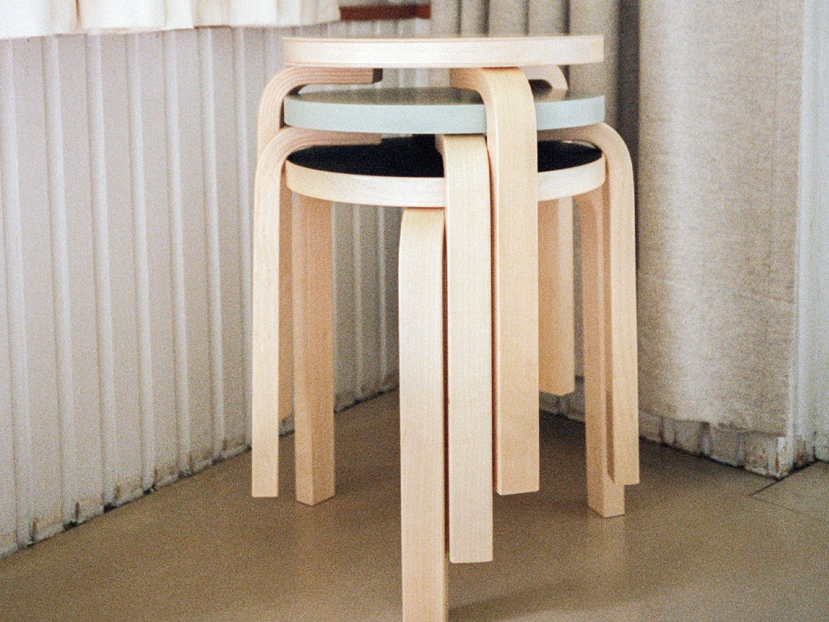 Buy the Artek 60 Stool at nest.co.uk