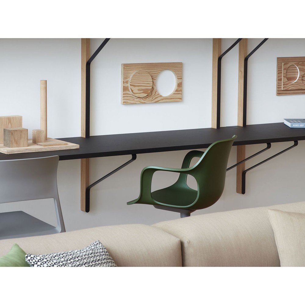 Buy the Vitra HAL Armchair Studio Swivel Chair at nest.co.uk