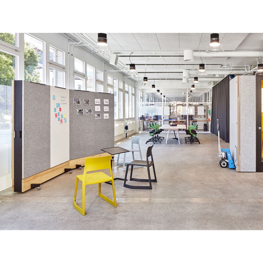 Buy the Vitra Dancing Wall - Fabric Pinboard at nest.co.uk