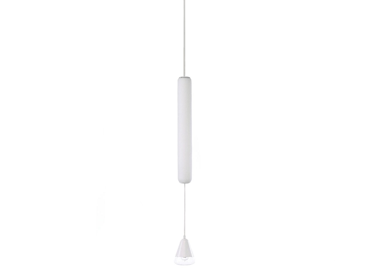 Buy the Brokis Puro Single Vertical Pendant Light in PC1013 (Length ...