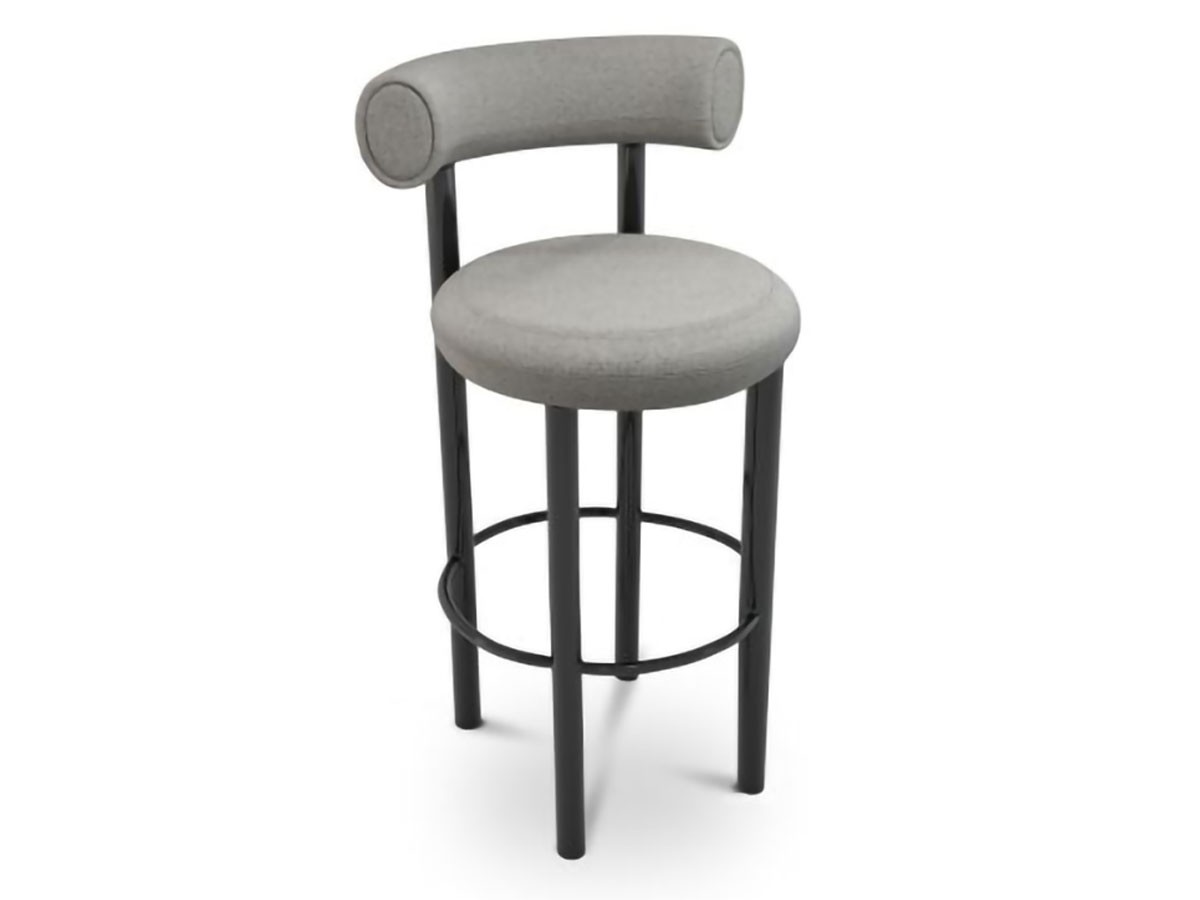 Buy the Tom Dixon Fat Bar Stool in Bute Micro Boucle at nest.co.uk