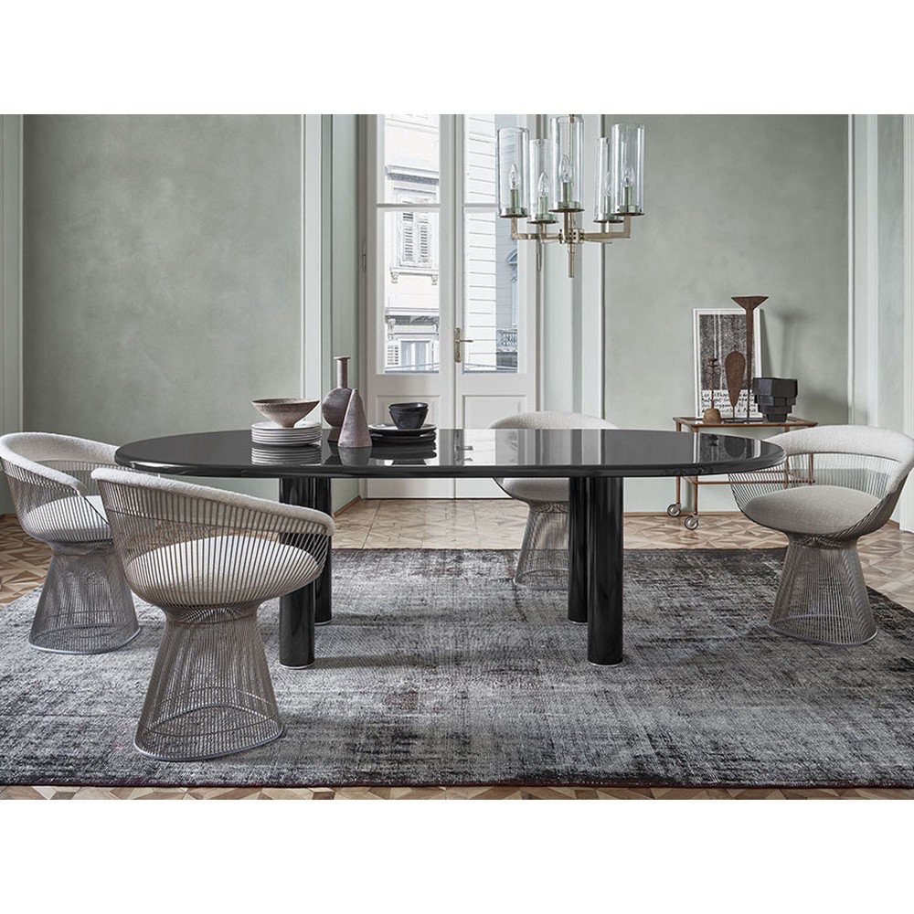 Buy the Knoll Studio Knoll Smalto Dining Table at nest.co.uk