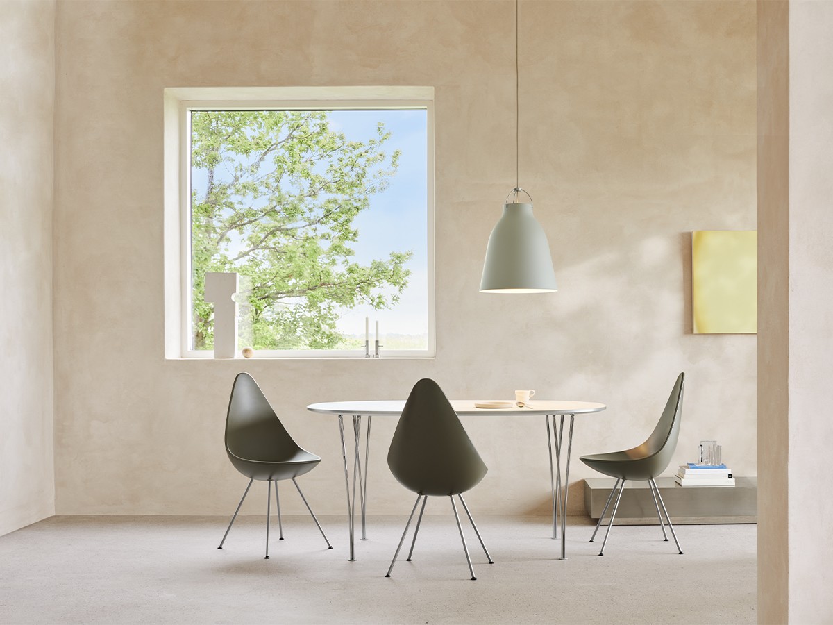 Buy the Fritz Hansen Drop Dining Chair at nest.co.uk