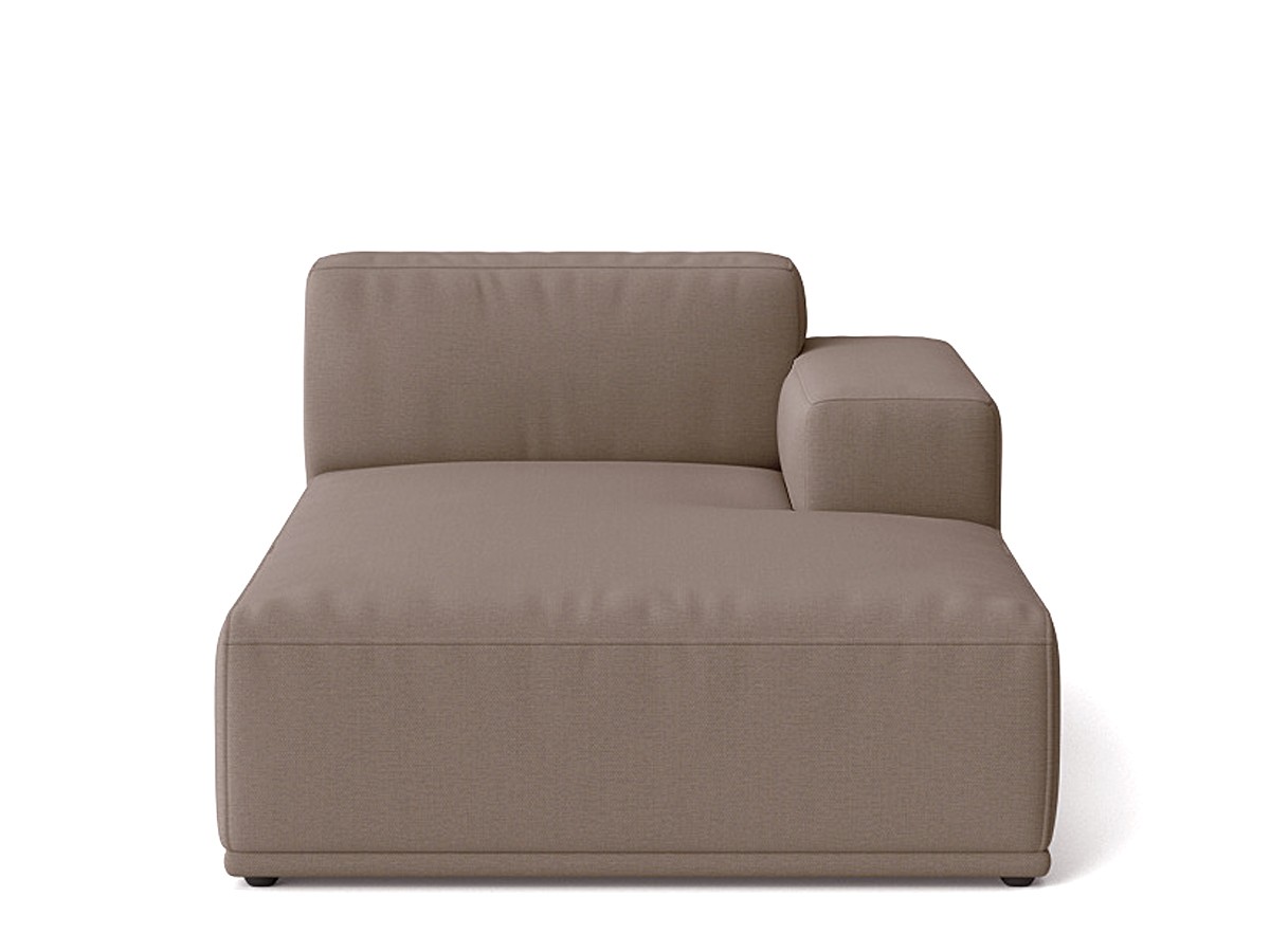 Buy the Muuto Connect Soft Modular Sofa - Right Armrest Chaise Longue ...