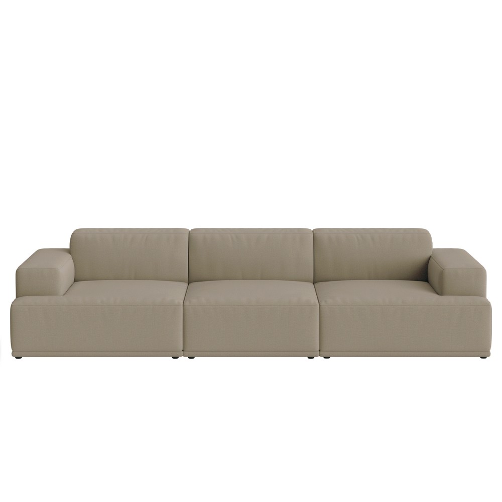Buy the Muuto Connect Soft Three Seater Modular Sofa - Configuration ...