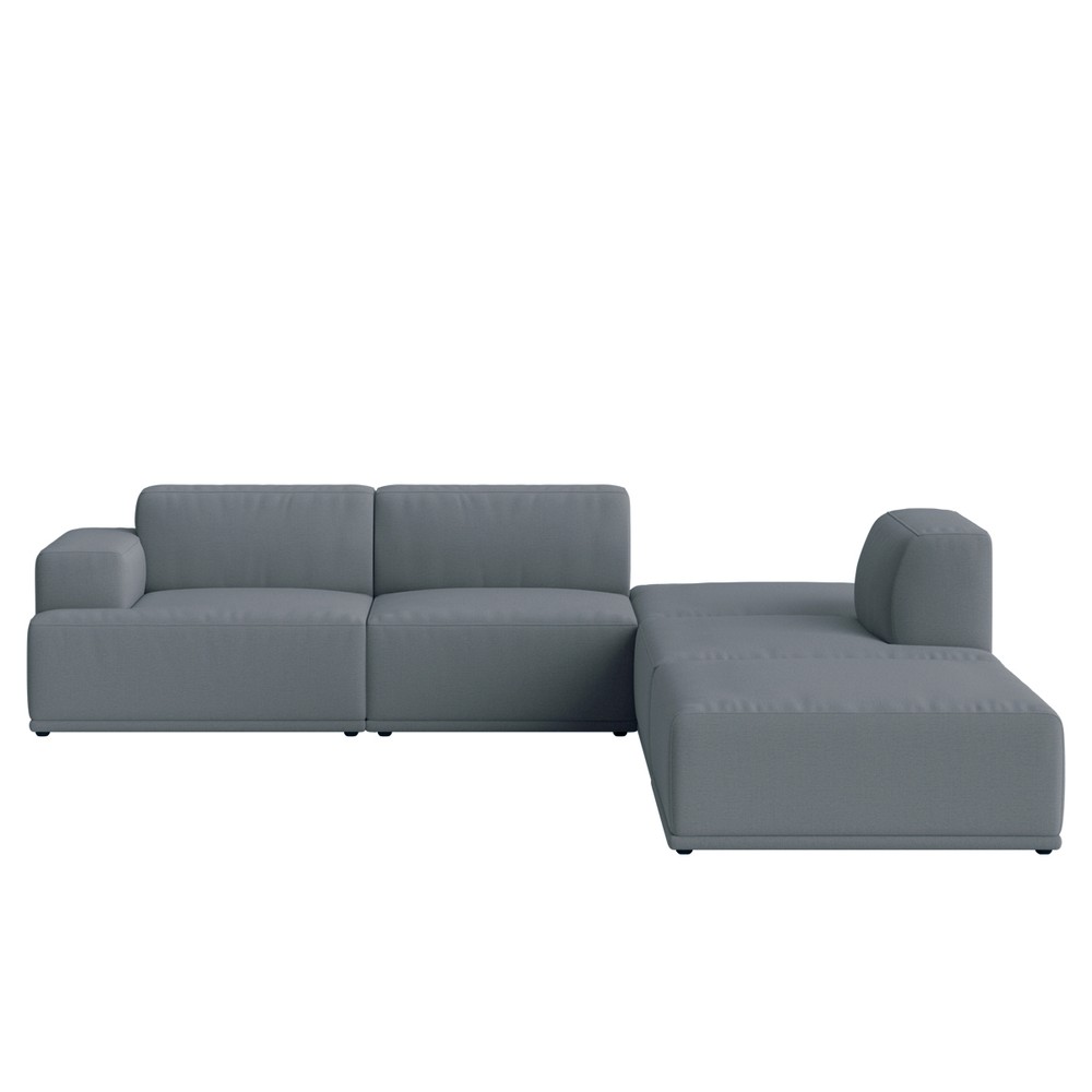Buy the Muuto Connect Soft Corner Modular Sofa - Configuration Three at ...