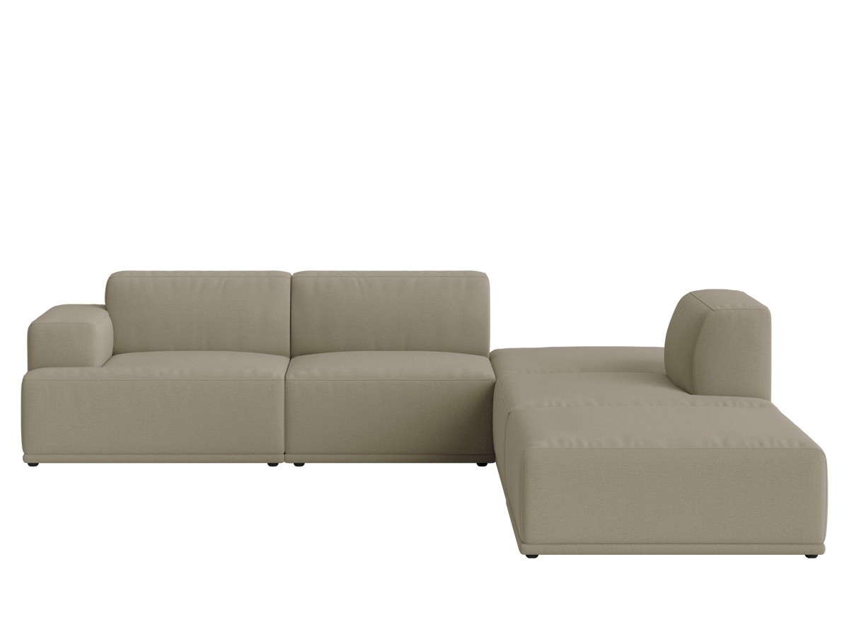Buy the Muuto Connect Soft Corner Modular Sofa - Configuration Three at ...