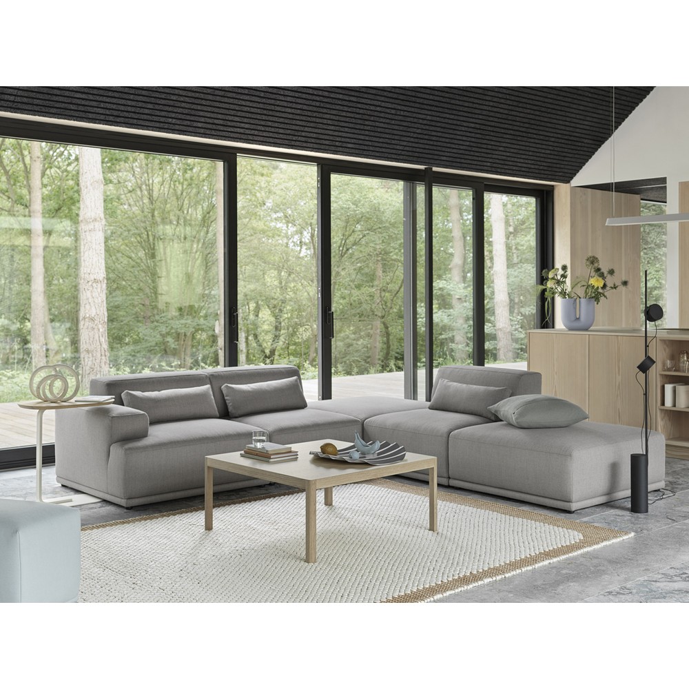 Buy the Muuto Connect Soft Corner Modular Sofa - Configuration Three at ...