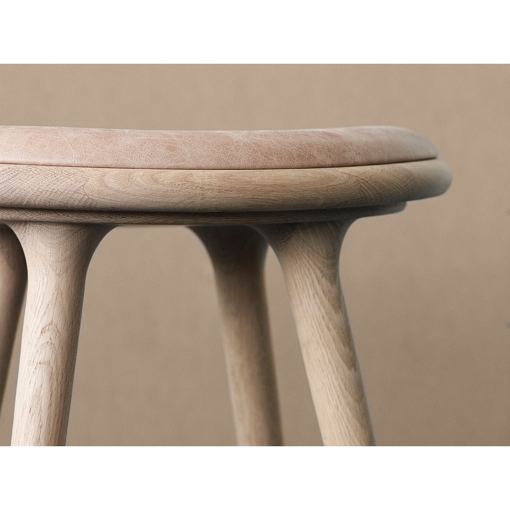 Buy the Mater High Stool - Leather at nest.co.uk