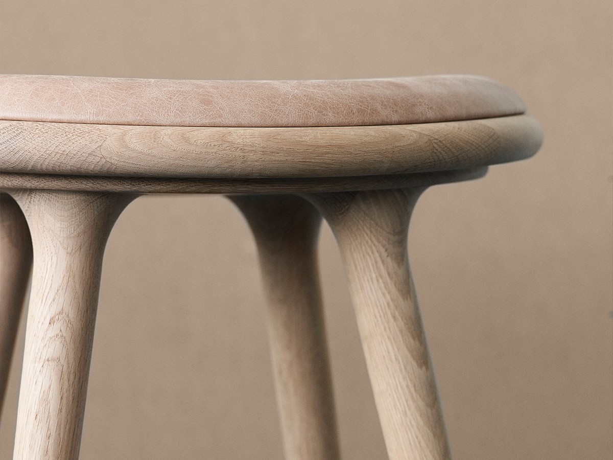 Buy the Mater High Stool - Leather at nest.co.uk