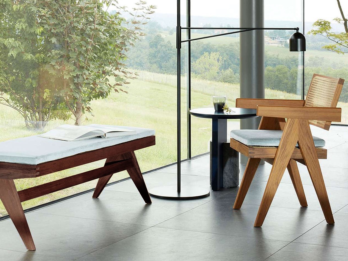 Buy the Cassina 057 Civil Bench at nest.co.uk